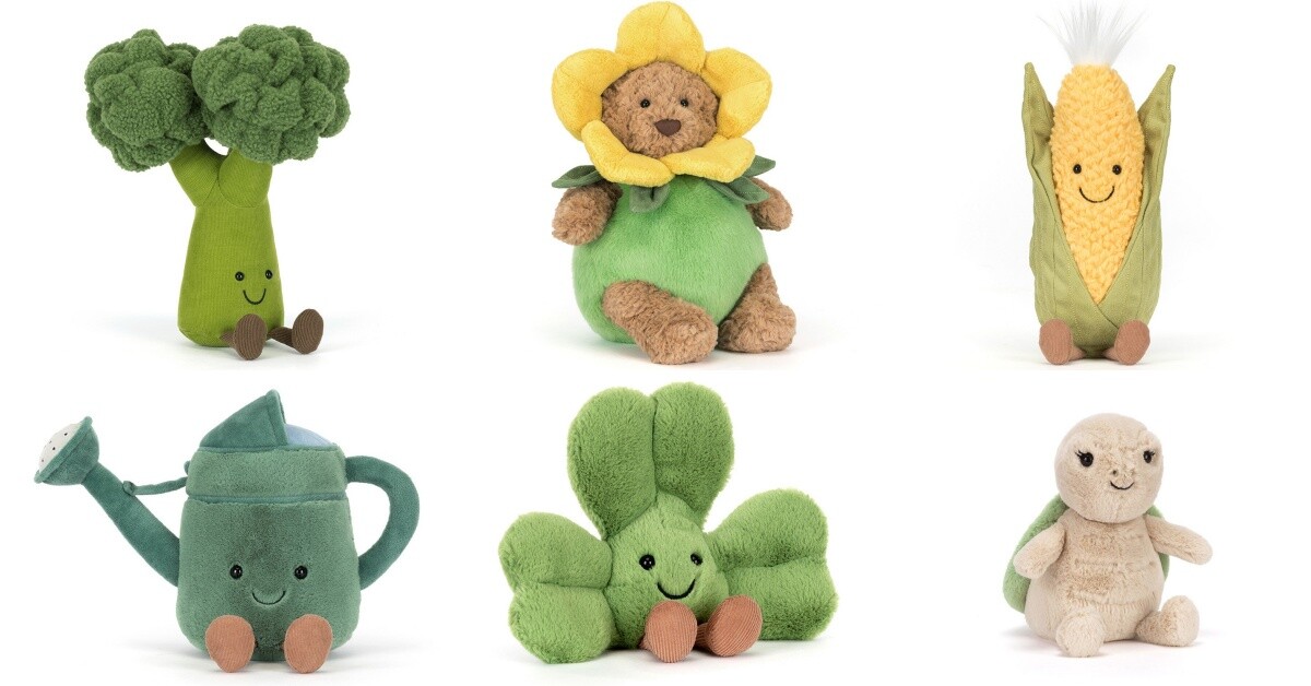 【2026 新品】Jellycat 1 月春季新品搶先看：話題款全公開，花椰菜、向日葵熊必收！